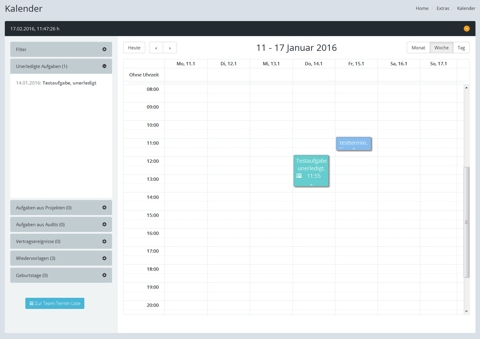 Wochenkalender